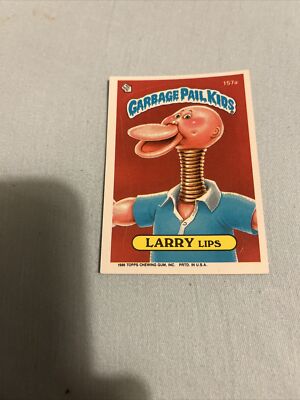 1986 Garbage Pail Kids Larry Lips #157a Brand New | eBay