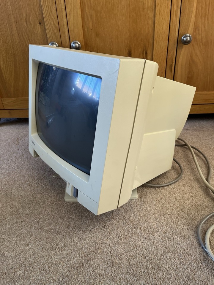 Elonex PC-450/VL Vintage Computer + GoldStar 1468 CRT Monitor 1996 ...