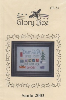 Santa 2003 by Glory Bee cross stitch pattern | eBay
