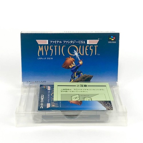 Super Famicom Final Fantasy Mystic Quest CIB Box & Manual US Version ...