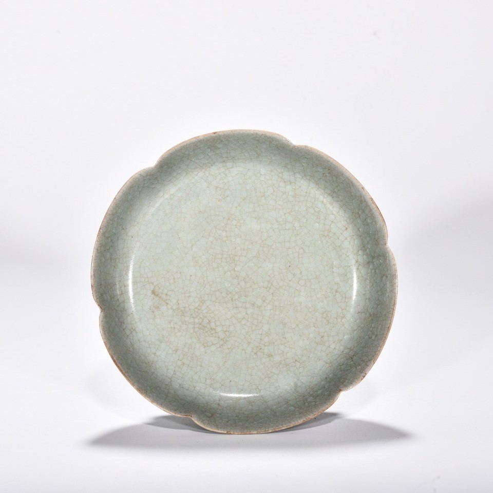 5.9" China Old Classic Porcelain Song Dynasty Ru Kiln Sky Cyan Glaze ...
