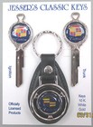 Navy Blue Cadillac Classic White Gold Deluxe Keys 1961 1962 1963 1964 ...
