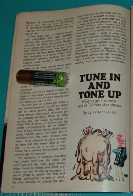 1972 TV ARTICLE EXERCISE SHOWS JACK LaLANNE ~ ED ALLEN ~ GLORIA ROEDER ...