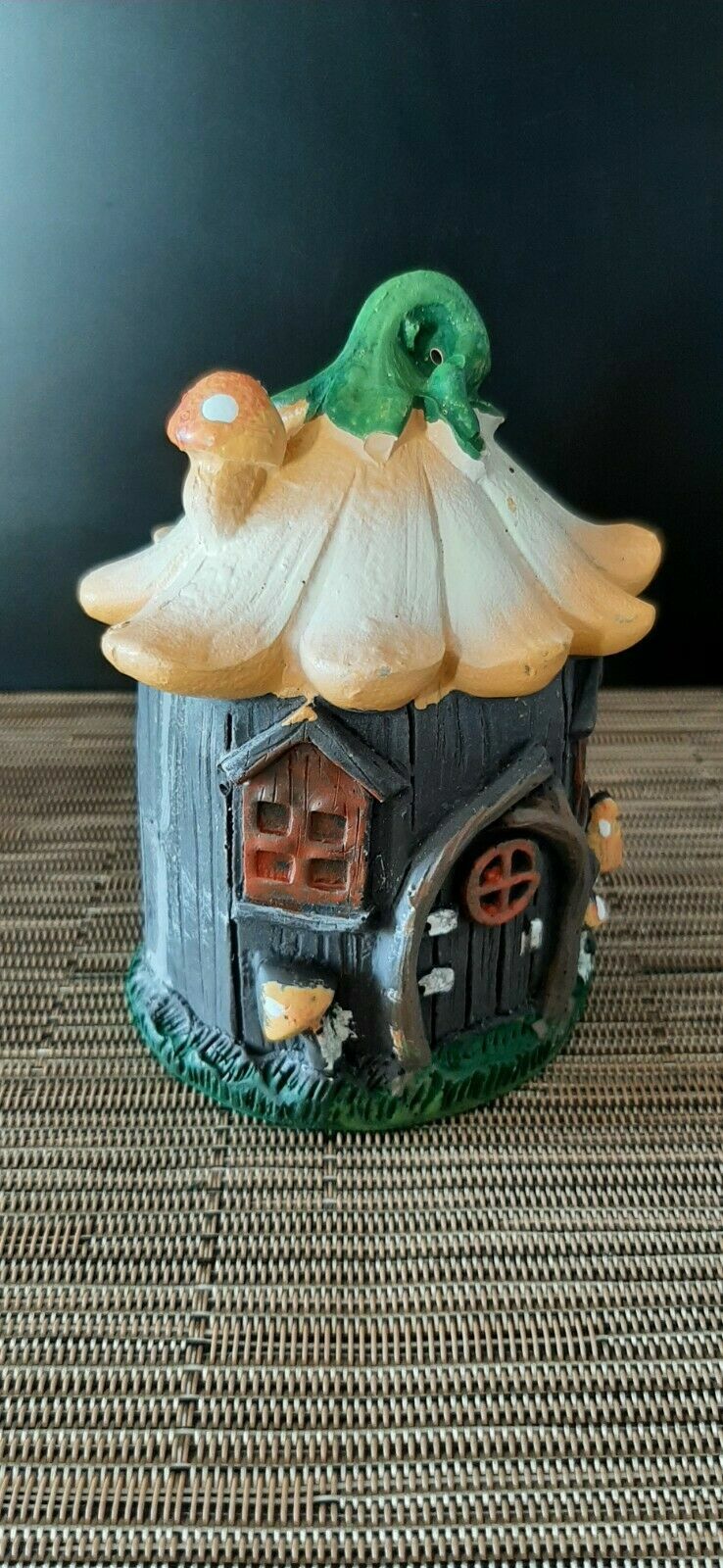 Fairy Garden Accessories Hobbit Sunflower House Mushrooms Windows Twig ...