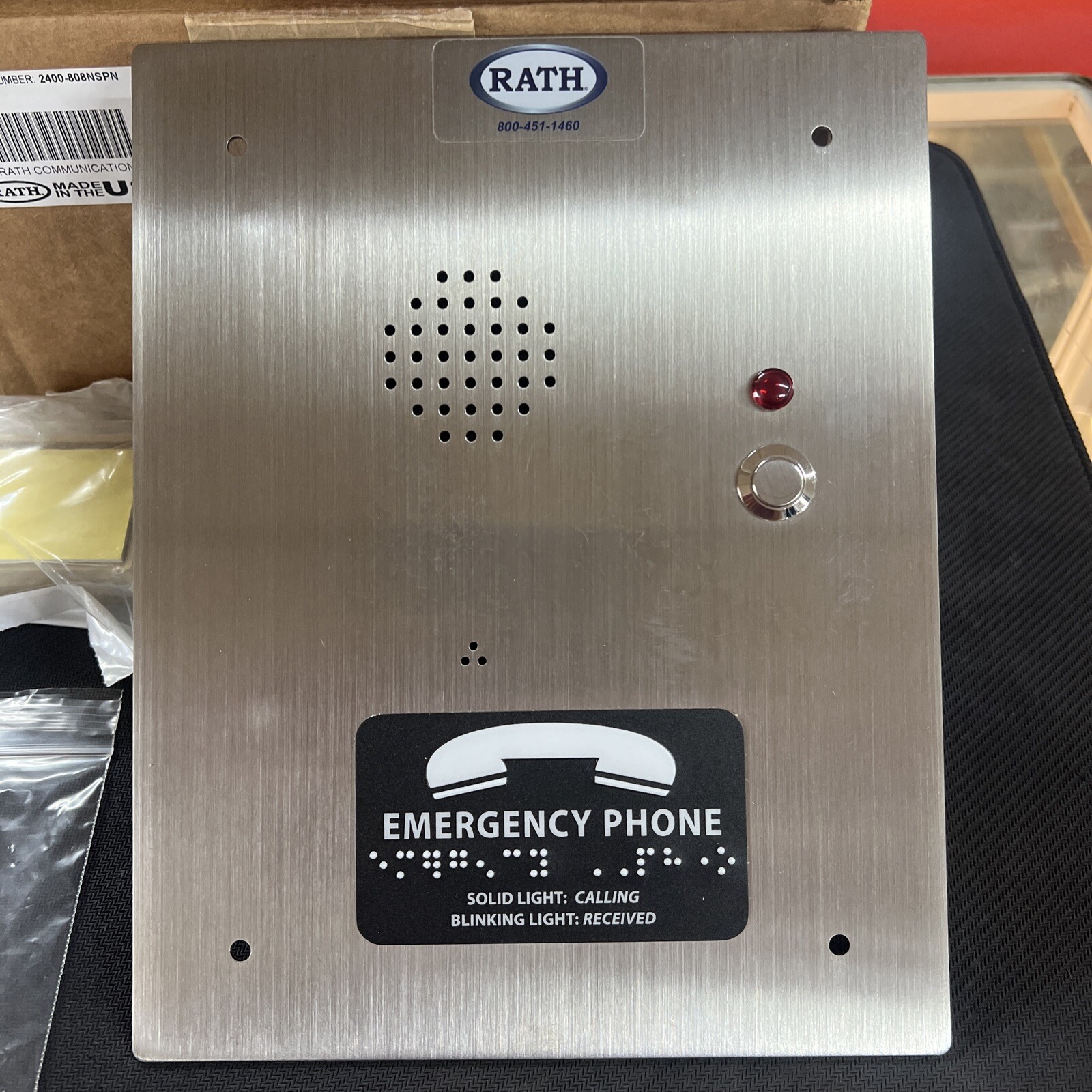 RATH communications 2400-808NSPN emergency call station for sale online ...