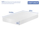 8" Comfort Gel Memory Foam Mattress In A Box, For Cool Sleep & Pressure ...