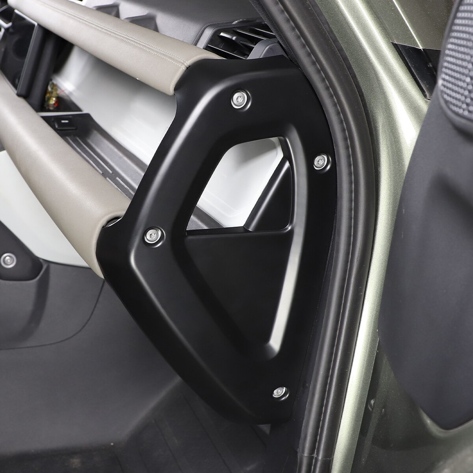 2*Matte Black Dashboard Sides Panel Trim For Land Rover Defender 90 110 ...