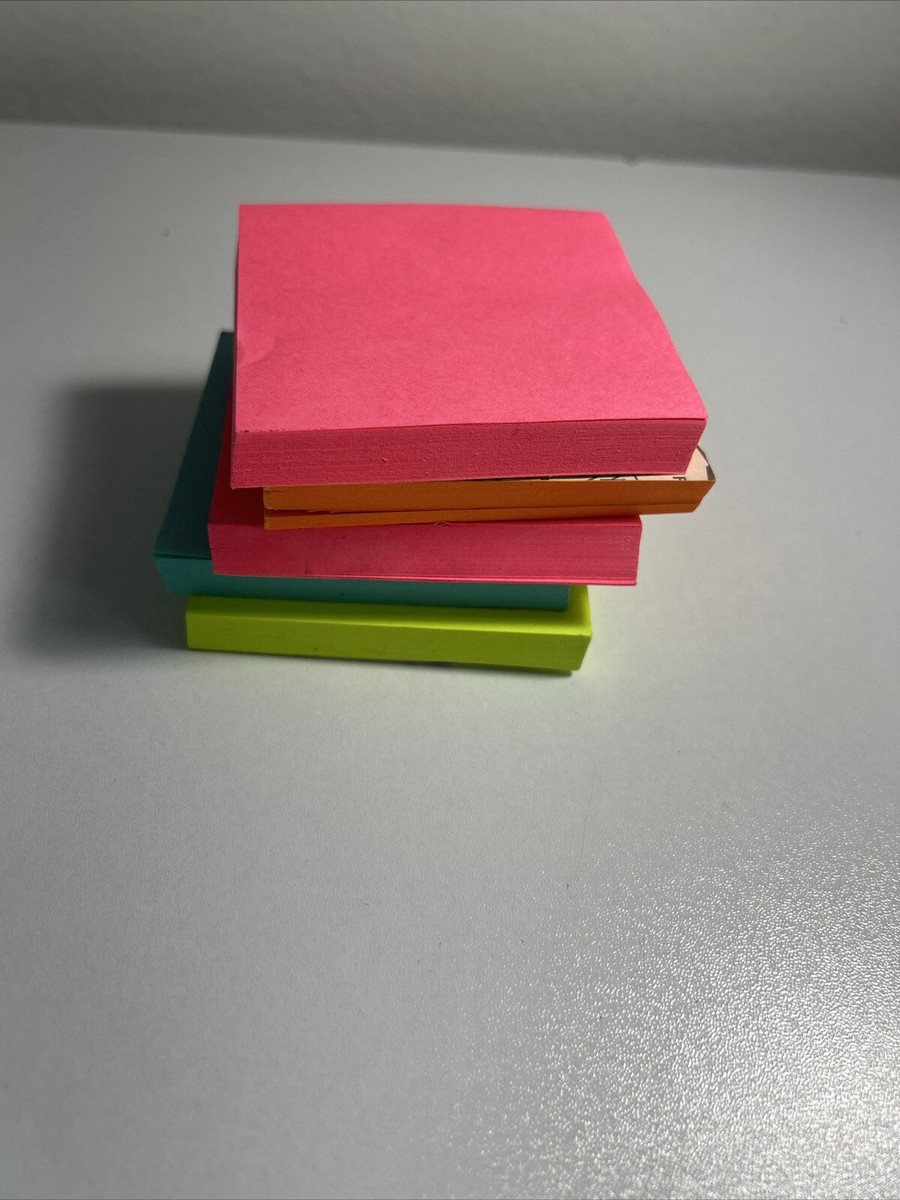 Accordion Post It Notes With Lines