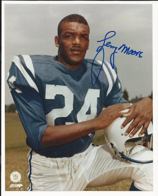 Lenny Moore Baltimore Colts Signed 8x10 Photo for sale online | eBay
