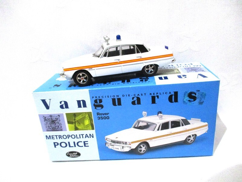 Corgi Vanguards Rover P6 3500 V8 Met Police Traffic VA06510 RARE | eBay