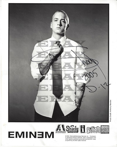 Eminem Autographed signed 8x10 Photo Reprint | eBay