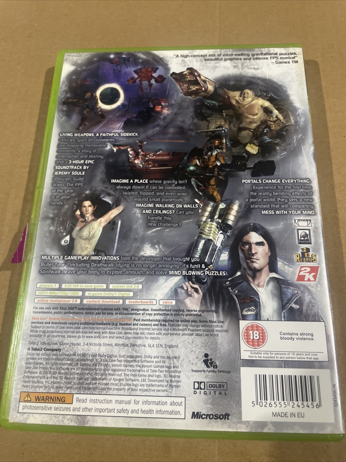 Prey (Xbox 360) - Game (A03) Last One Free Postage | eBay