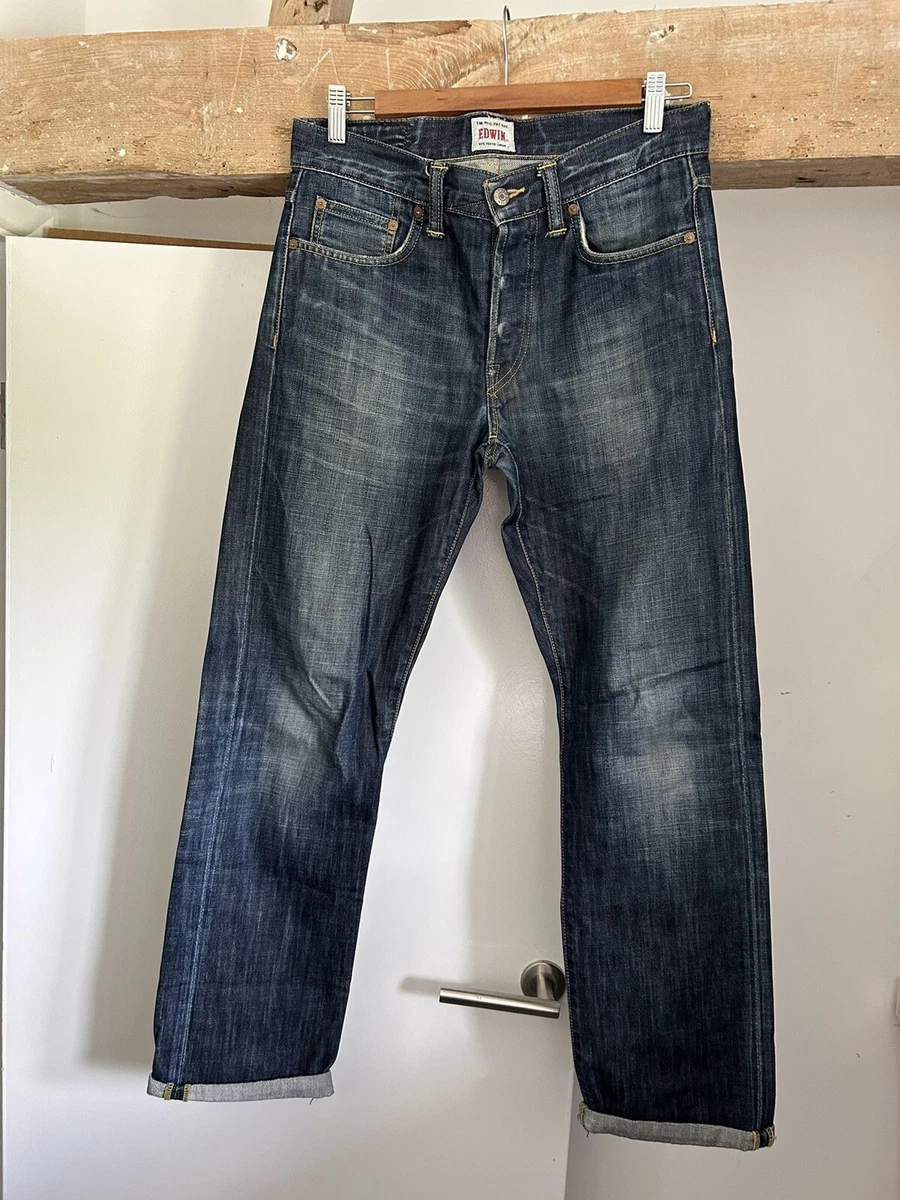 EDWIN JAPANESE SELVEDGE Denim Jeans, ED33M, Made In Japan,, 42% OFF