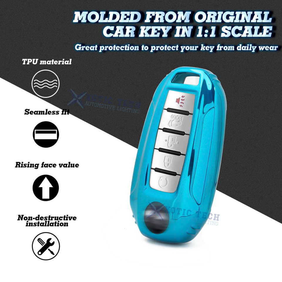 ABS/TPU Key Fob Cover Shell Case For Infiniti Q50 Q60 QX30 Nissan ...