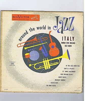 25 CM 10 INCH AROUND THE WORLD IN JAZZ ITALY ROMAN JAZZ BAND | eBay