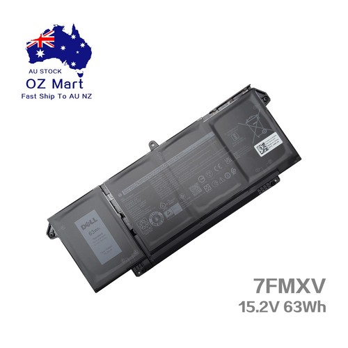 Genuine 7FMXV Battery for Latitude 5320 7320 7420 7520 P138G P133G ...