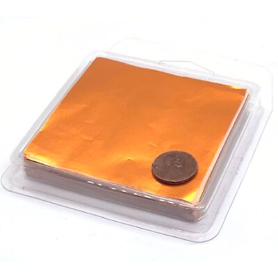 Orange Candy Wrappers - Foil - Square - 3in. x 3in. - 125 Pcs ...