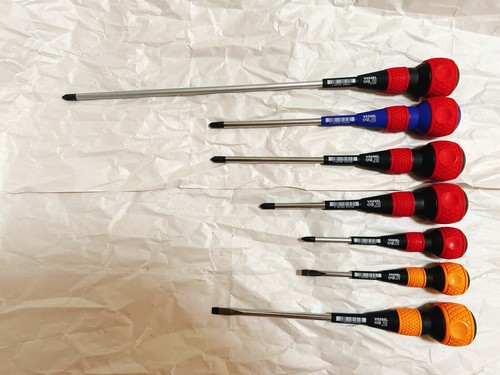 VESSEL Ball Grip Screwdriver No.220 7-piece set JIS Screwdriver 7 items ...