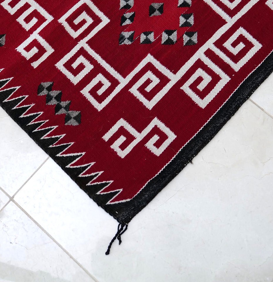 Dark Red Navajo Rug | eBay