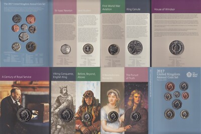 Coin Brilliant Uncirculated 2017 13 Annual coin Set BU Royal Mint Rare ...
