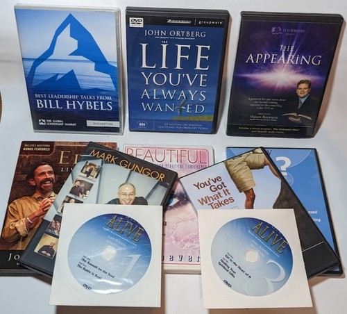 Lot of 10 CHRISTIAN DVD Sets Faith Joyce Meyer Lisa Bevere Hybels ...
