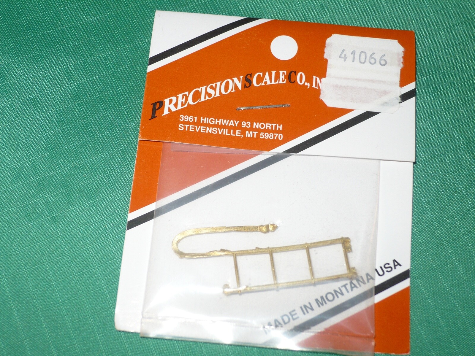 Precision Scale Company 0 scale #41066 Ladder, tender rear, N&W 0-8-0 ...