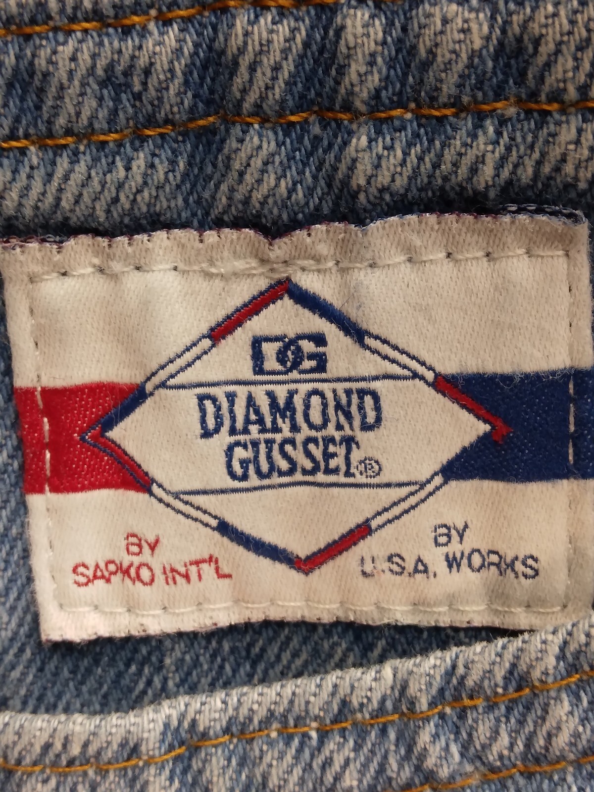 Diamond Gusset By USA Works Mens Carpenter Jeans (Actual 34x31 ...