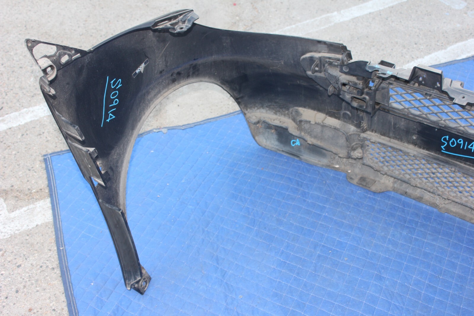 08-12 SMART CAR FORTWO FOR TWO FRONT BUMPER FENDER ASSEMBLY GENUINE OEM ...
