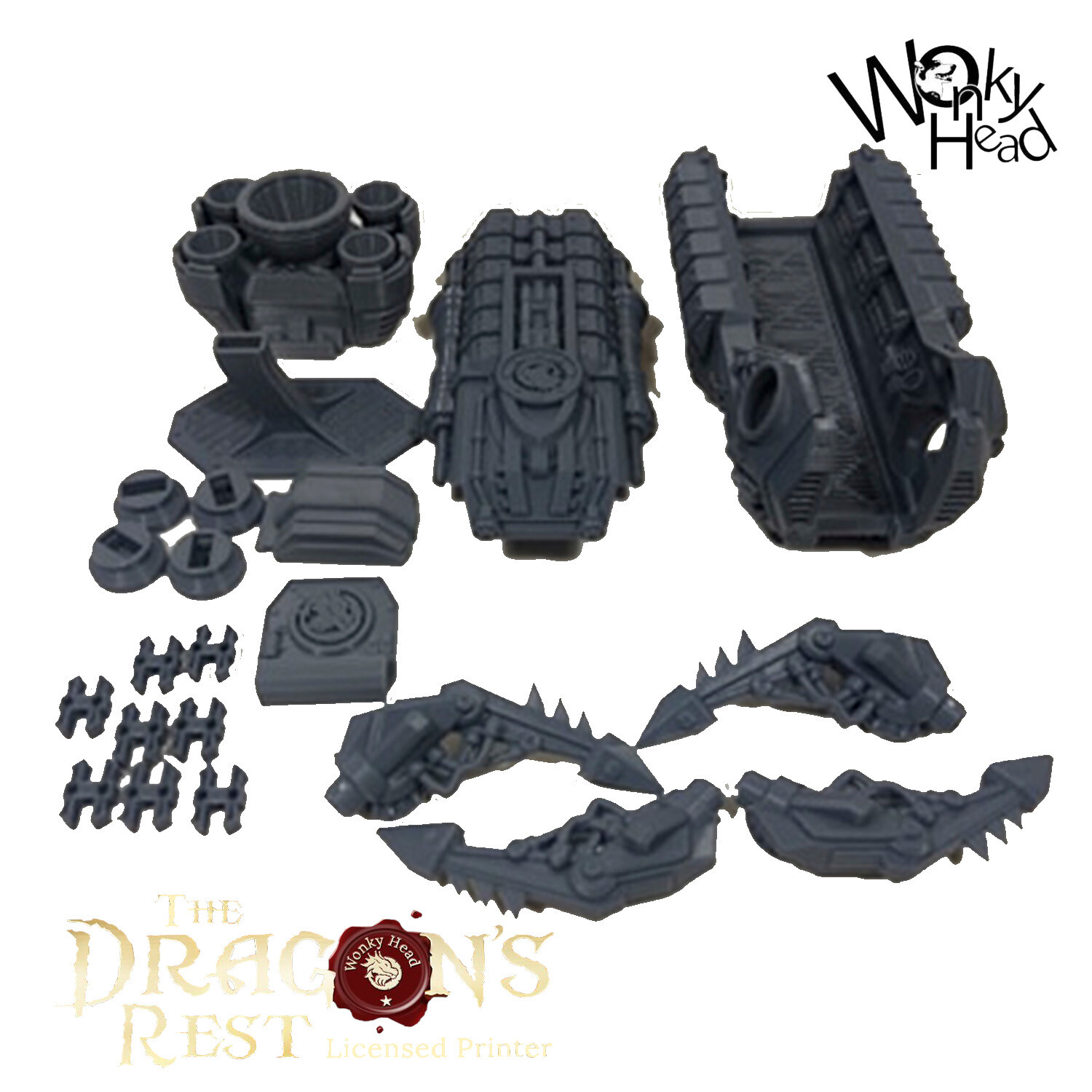 Sci fi Boarding pods, dragons rest, tabletop terrain, sci fi wargaming ...