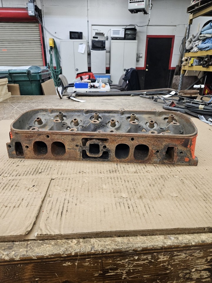 BBC BB CHEVY Large Oval Port Open Chamber 781 Head 336781 GOOD GM ...
