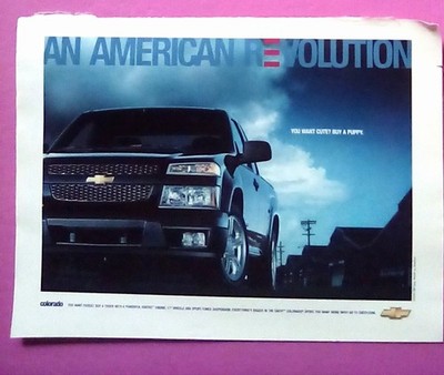 2005 Chevrolet Colorado print ad | eBay