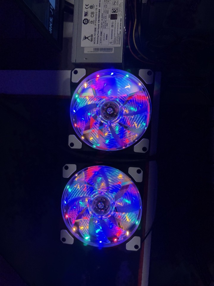 Computer/PC Case Multicolour Cooling Fan LED 120mm Cooler Quiet Fan | eBay