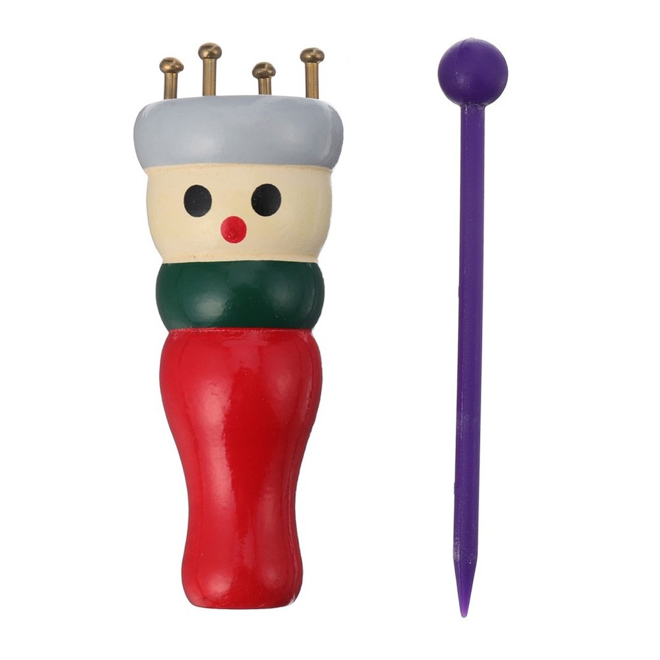 Wooden Knitting Doll Wool Knitter Yarn Craft Tool With Needle For Kids ...