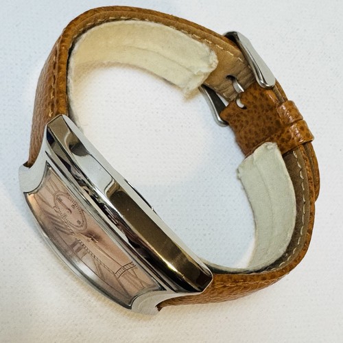 Steel By Design Bigger Face Women's Watch Silver Stainless Brown ...