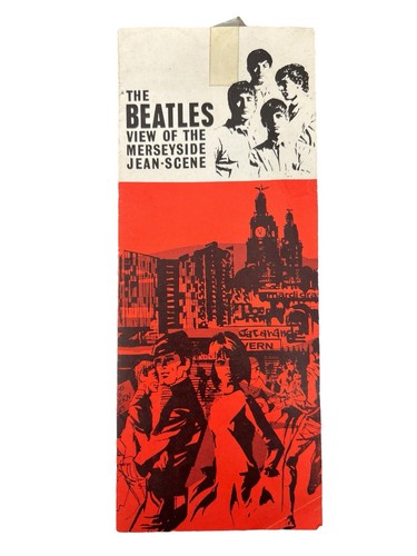 Vintage 1963 THE BEATLES Lybro Jeans Merseyside UK PROMO BROCHURE ...
