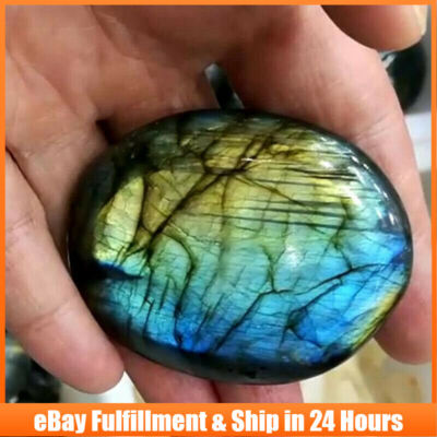 Natural Labradorite Quartz Crystal Polished Tumbled Stone Specimen ...