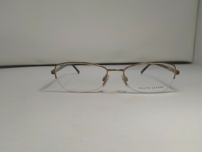 Ralph Lauren RL5032 9067 GOLD/BLACK 53/17 135 Italy Made FLEX HINGES ...