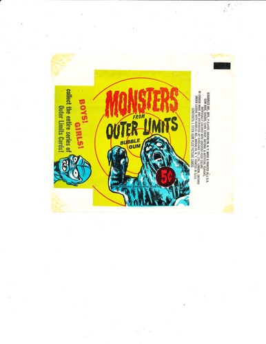 1964 Monsters from Outer Limits wrapper | eBay