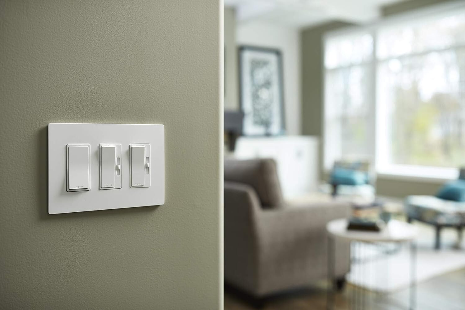 Legrand RH703PTUW radiant 3-Way Dimmer Light Switch, LED & CFL Bulbs ...