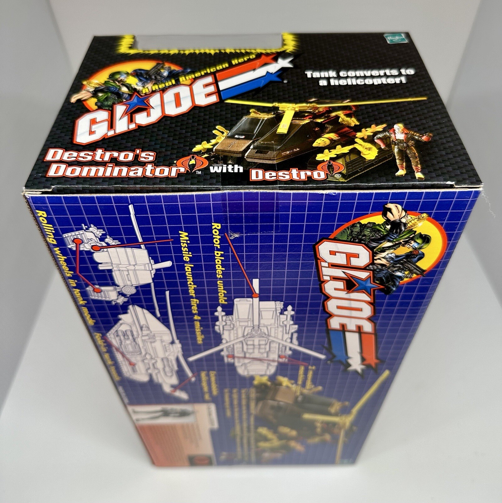 Hasbro 2001 ARAH Gi Joe VS Cobra Destro's Dominator Tank Helicopter ...