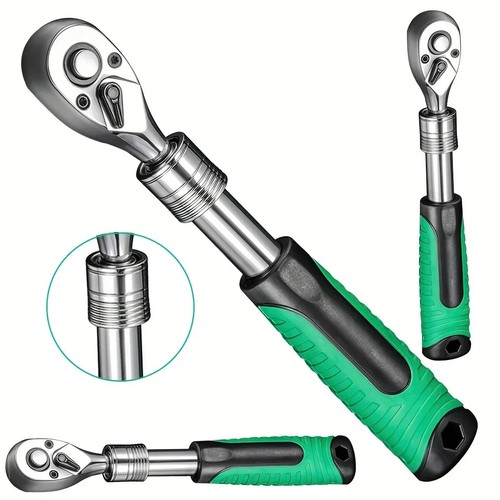 Retractable Ratchet Set Drive Rotating Ratchet Reversible Drive 72 ...