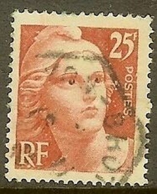 Frankreich Briefmarke Stamp N°729 " Marianne De Gandon 25F ...