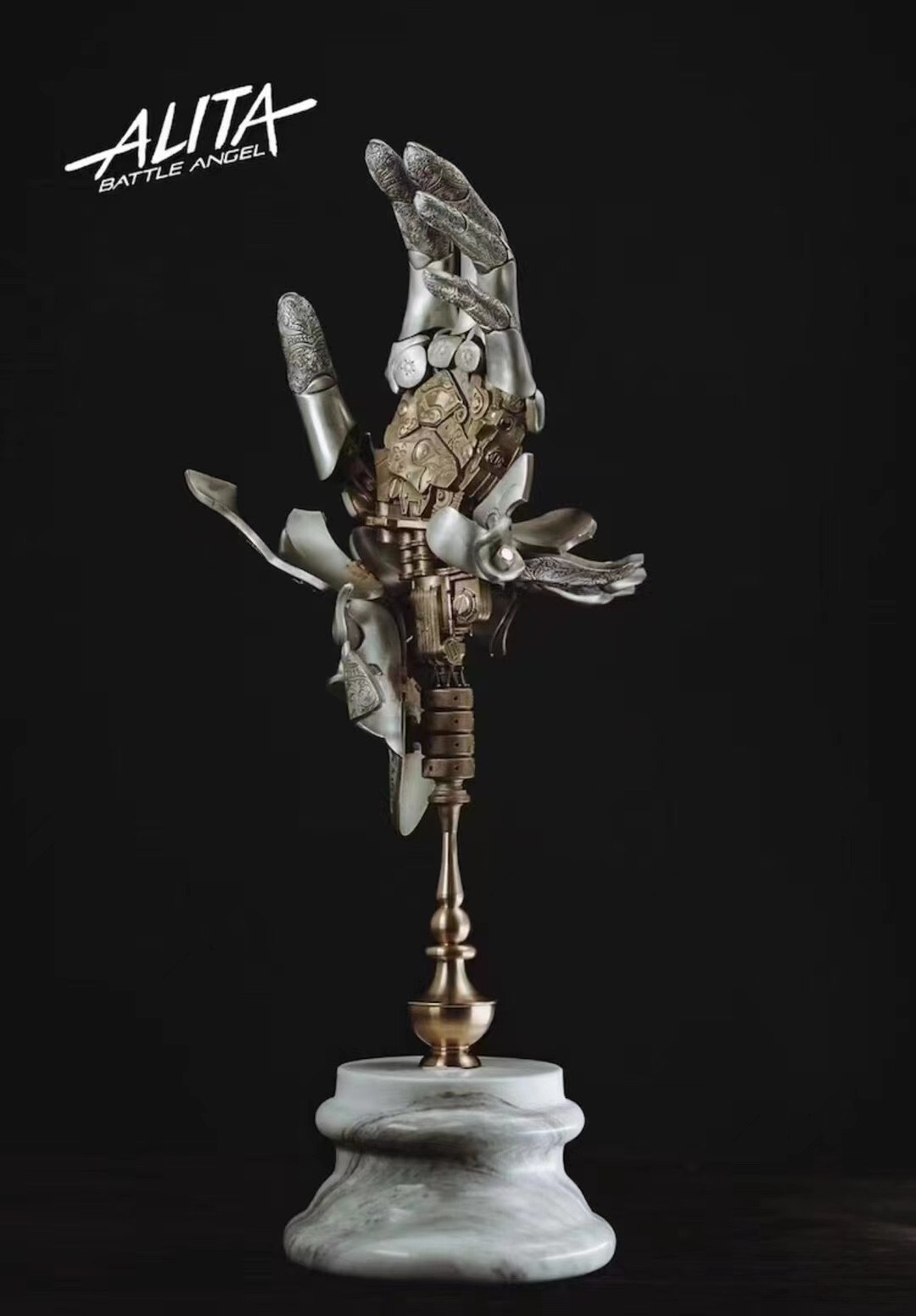 1/1 Scale Battle Angel Alita Hand Copper Model Mechanical Arm Statue In ...