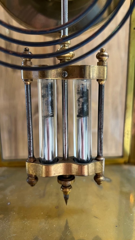 RARE Antique FRENCH Crystal Regulator Mantel Clock - Shreve & Co. San ...