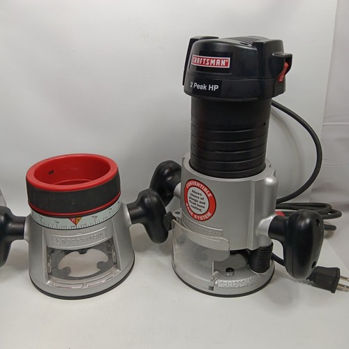 Craftsman 2 Peak HP Electronic Router 25000 Max RPM 315.175341 W ...