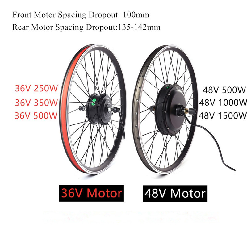 26-29 inch 700C Rear Wheel Conversion Electric EBike Kit ship from USA ...