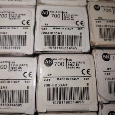 1PCS Allen Bradley - 700-HB33A1 - GP Tall Square Base Relay - 120V - 50 ...