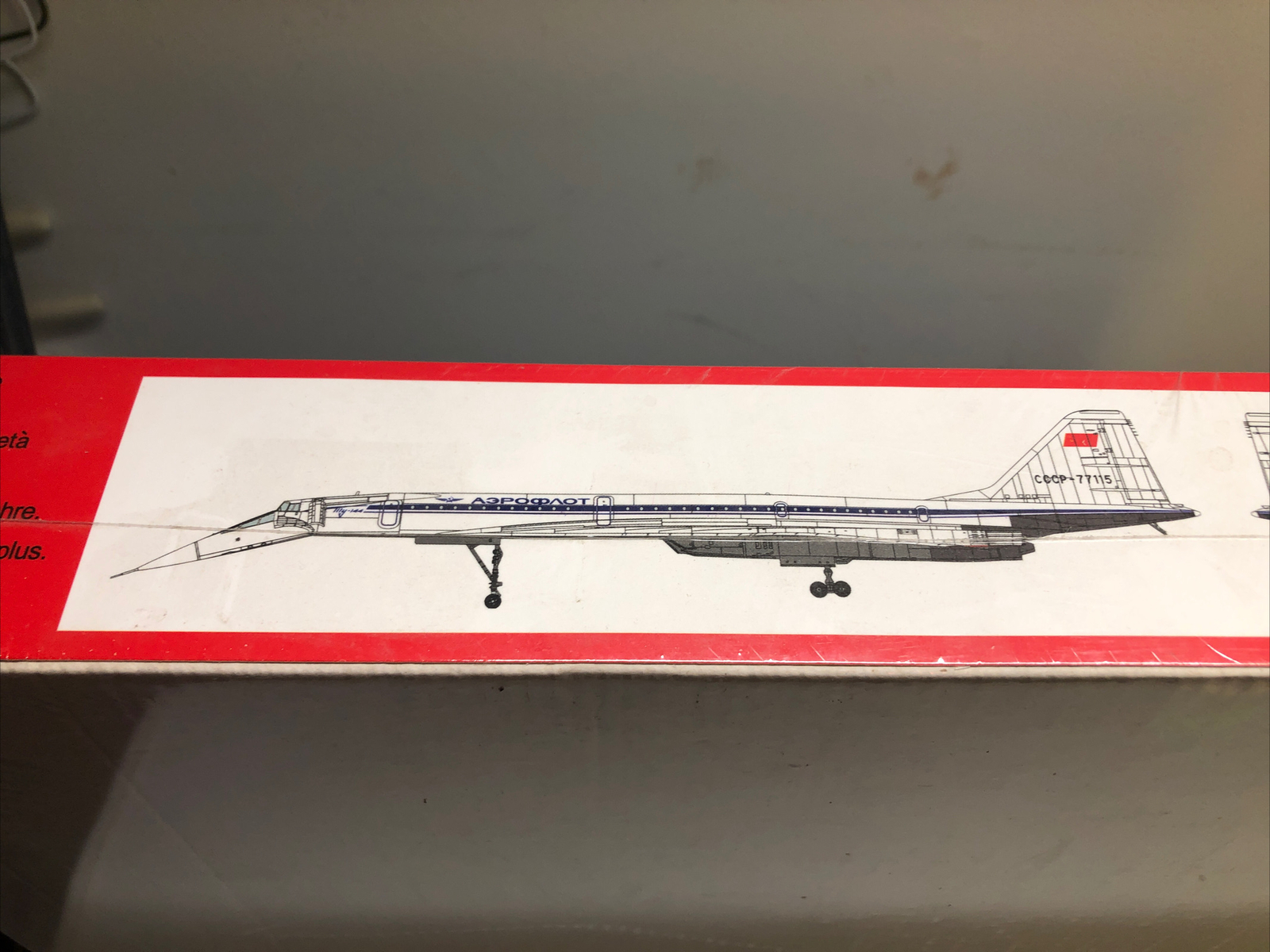 ICM 14402 1/144 Scale Tupolev Tu-144D Soviet Supersonic Passenger ...