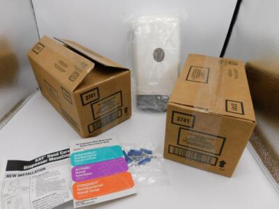 Two Wall Mount Soap Dispenser Bathroom Kay Hand Care System 3741 New ...