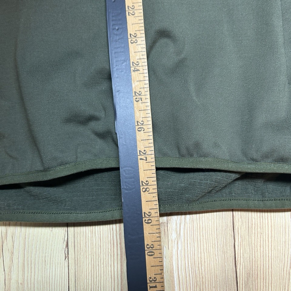 Burlebo Duke Tech Olive Green Mid Layer 1/4 Zip pullover | eBay